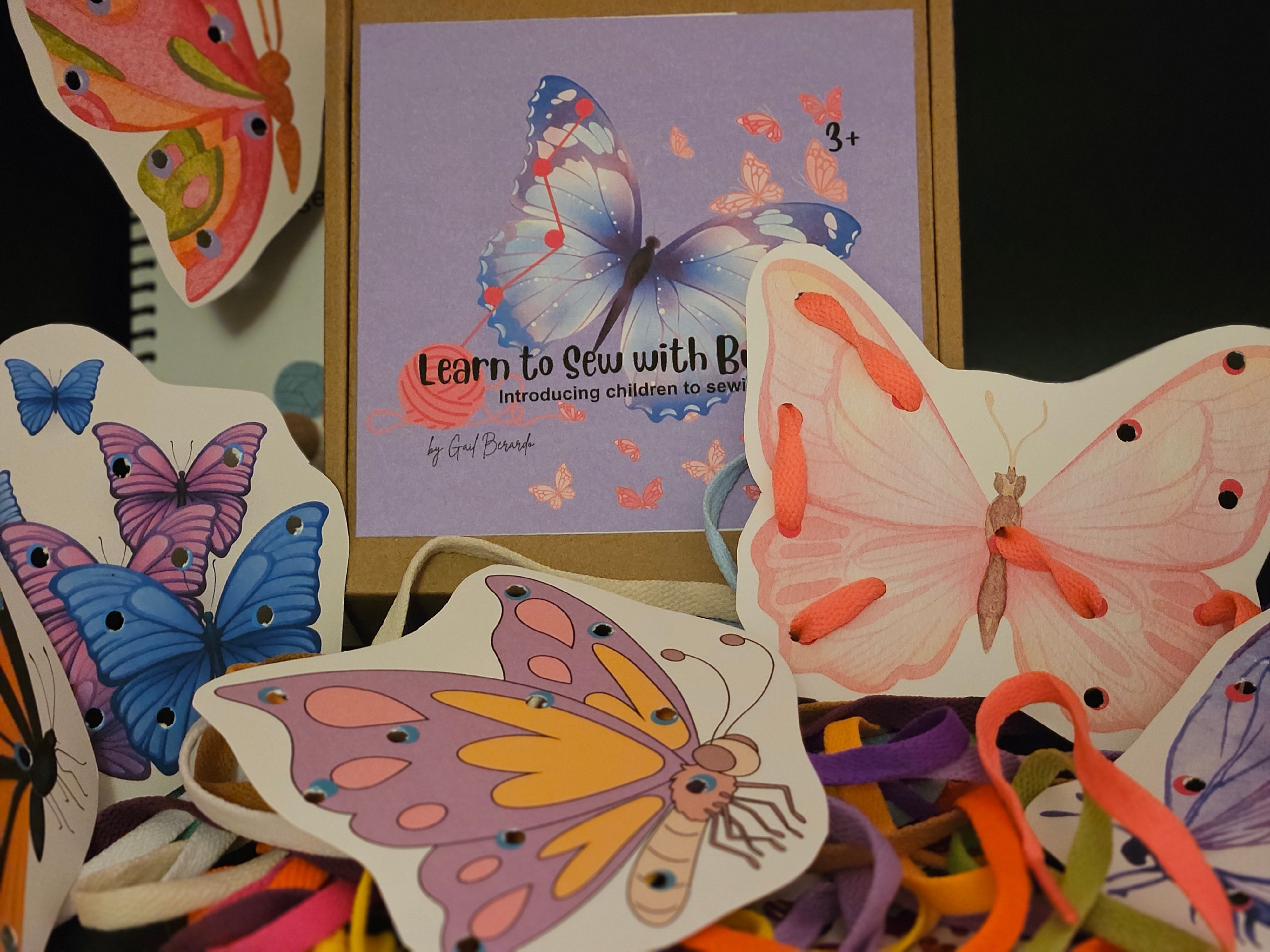 Learn to Sew with Butterflies – Learn to Sew Cards